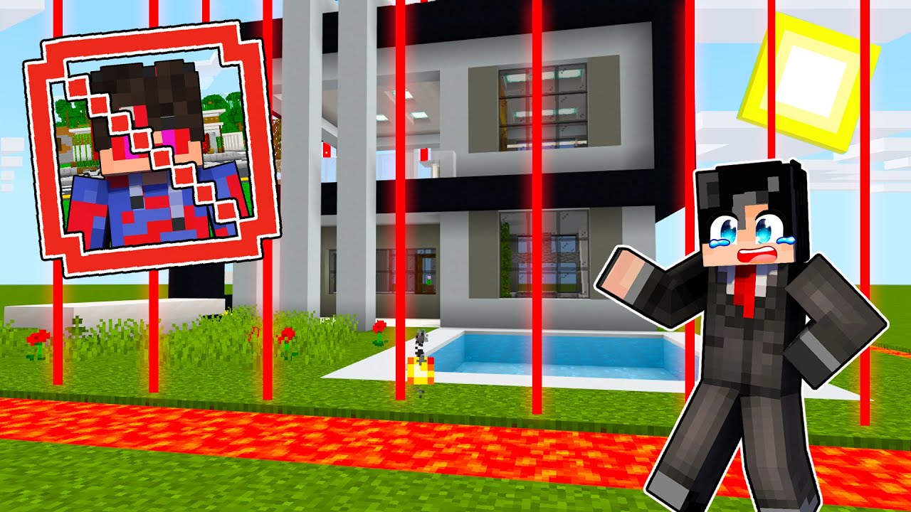I Built an EVIL HABITAT Security House in Minecraft! - Minecraft videos