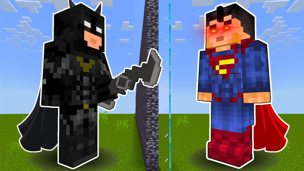 I Cheated in a BATMAN Mob Battle || Minecraft PE - Minecraft videos