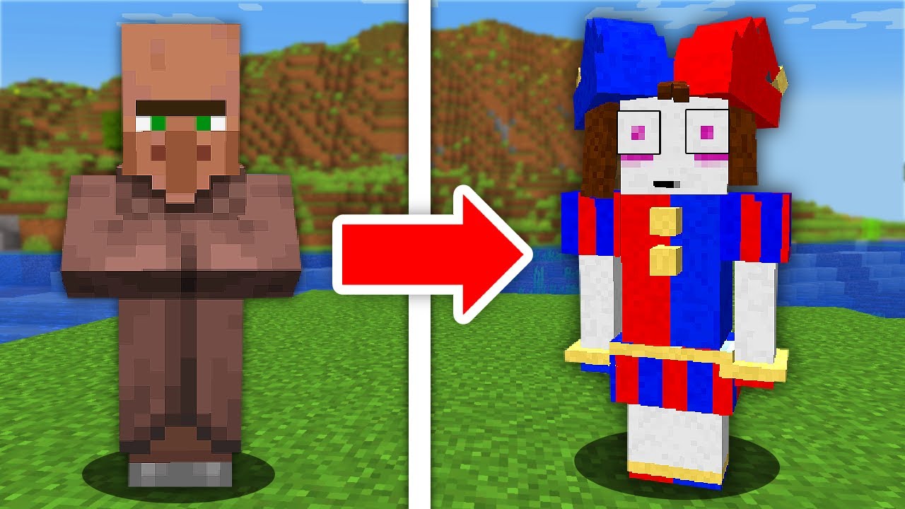 I Remade Every Mob Into The Amazing Digital Circus in Minecraft ...