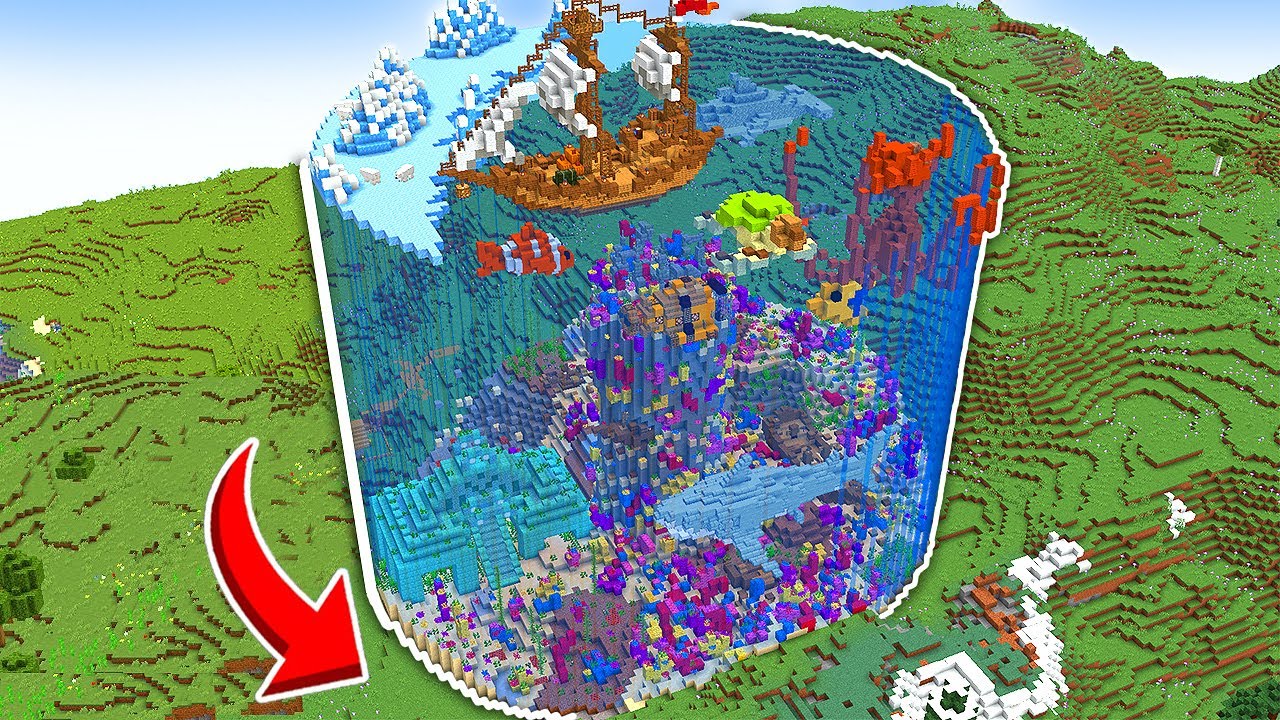 I Transformed the OVERWORLD into an OCEAN in Minecraft Hardcore! (Hindi) - Minecraft videos