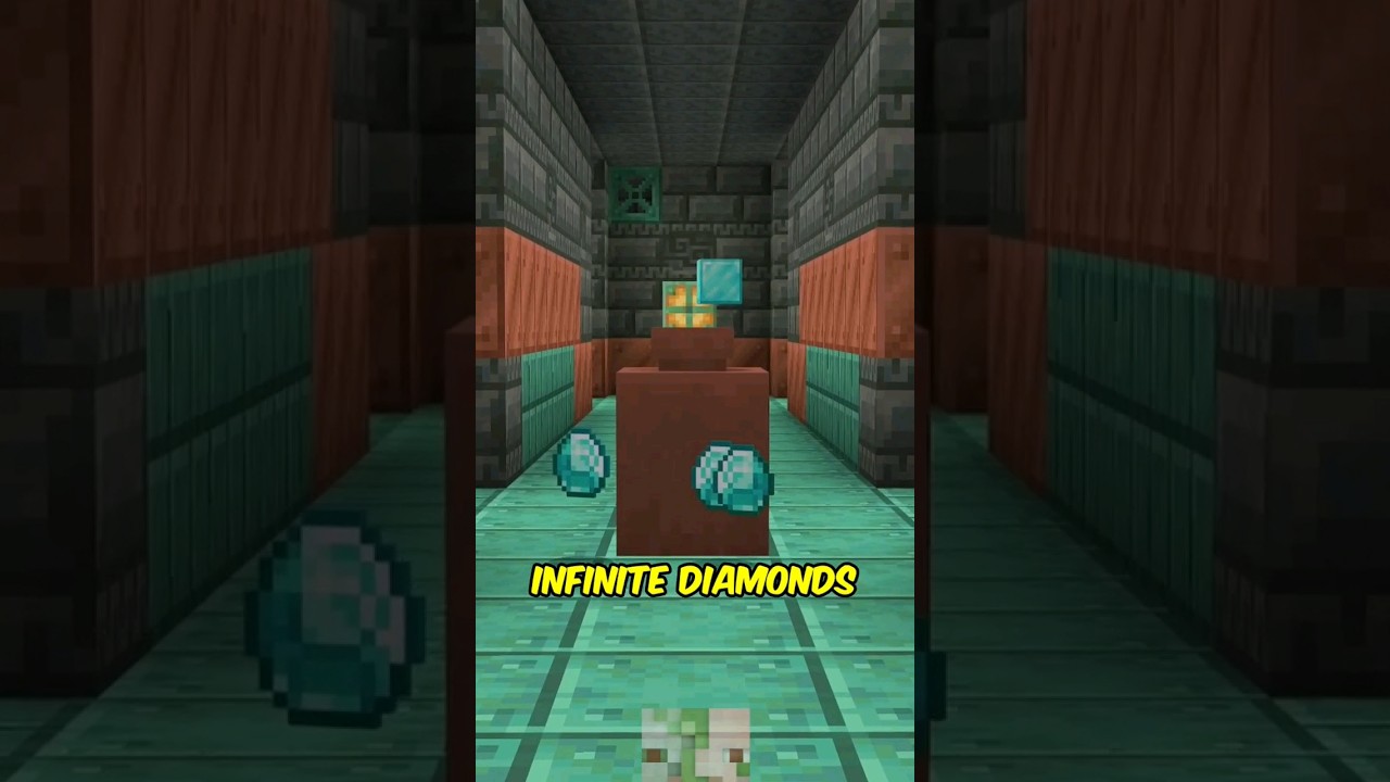 Infinite DIAMOND Farm In Minecraft 1.21! #minecraft #mcpe # ...