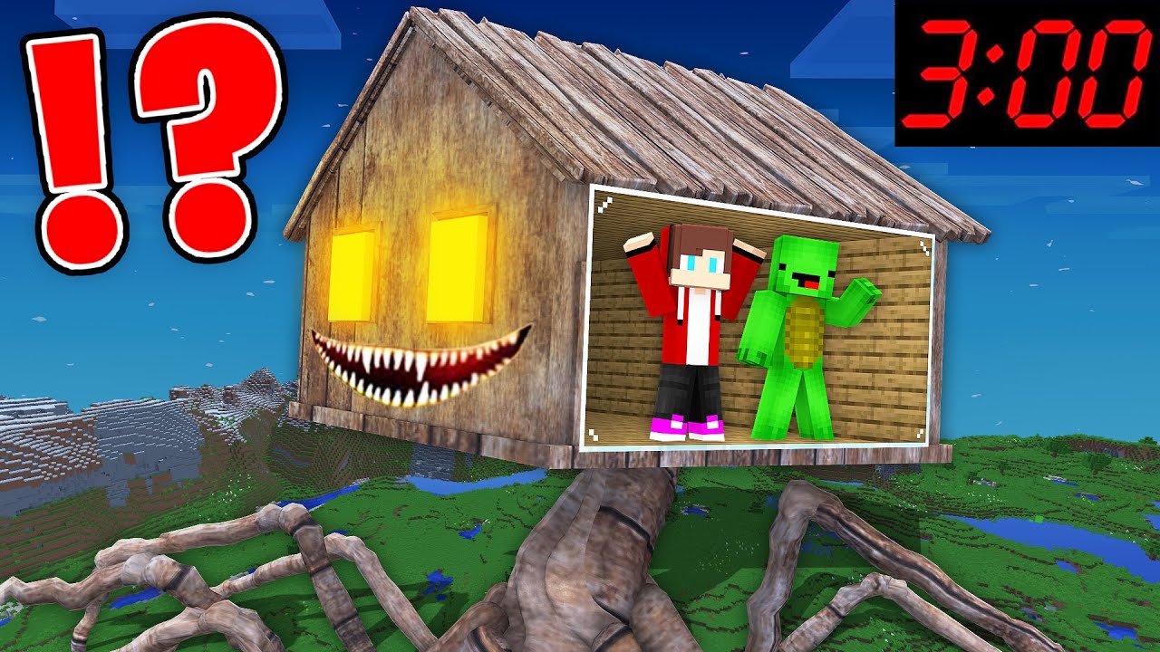 JJ and Mikey Were Eaten By HOUSE HEAD And Tried To Escape In Minecraft - Maizen Mizen Mazien ...