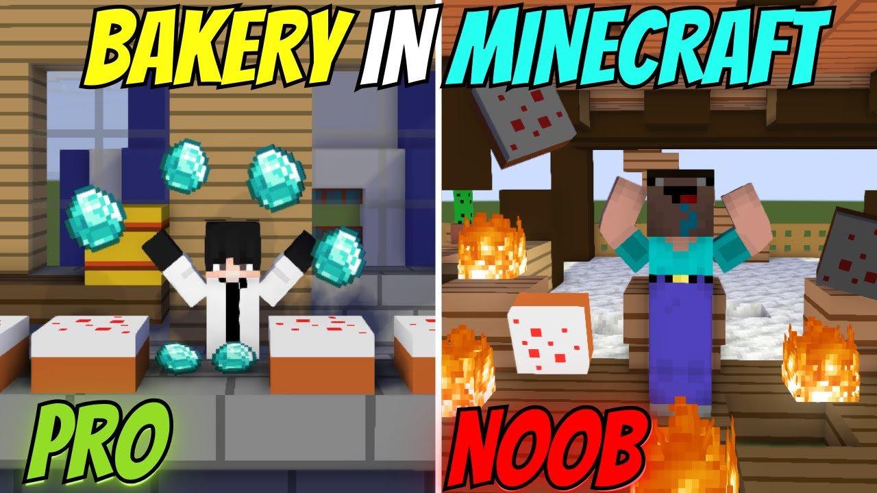 MINECRAFT BAKERY CHALLENGE !! Part-2 - Minecraft videos