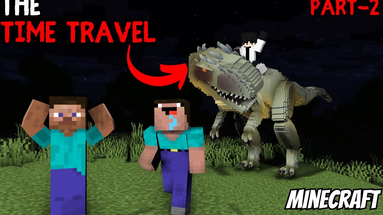 MINECRAFT TIME TRAVEL ! Part-2 Roleplay video in hindi - Minecraft videos
