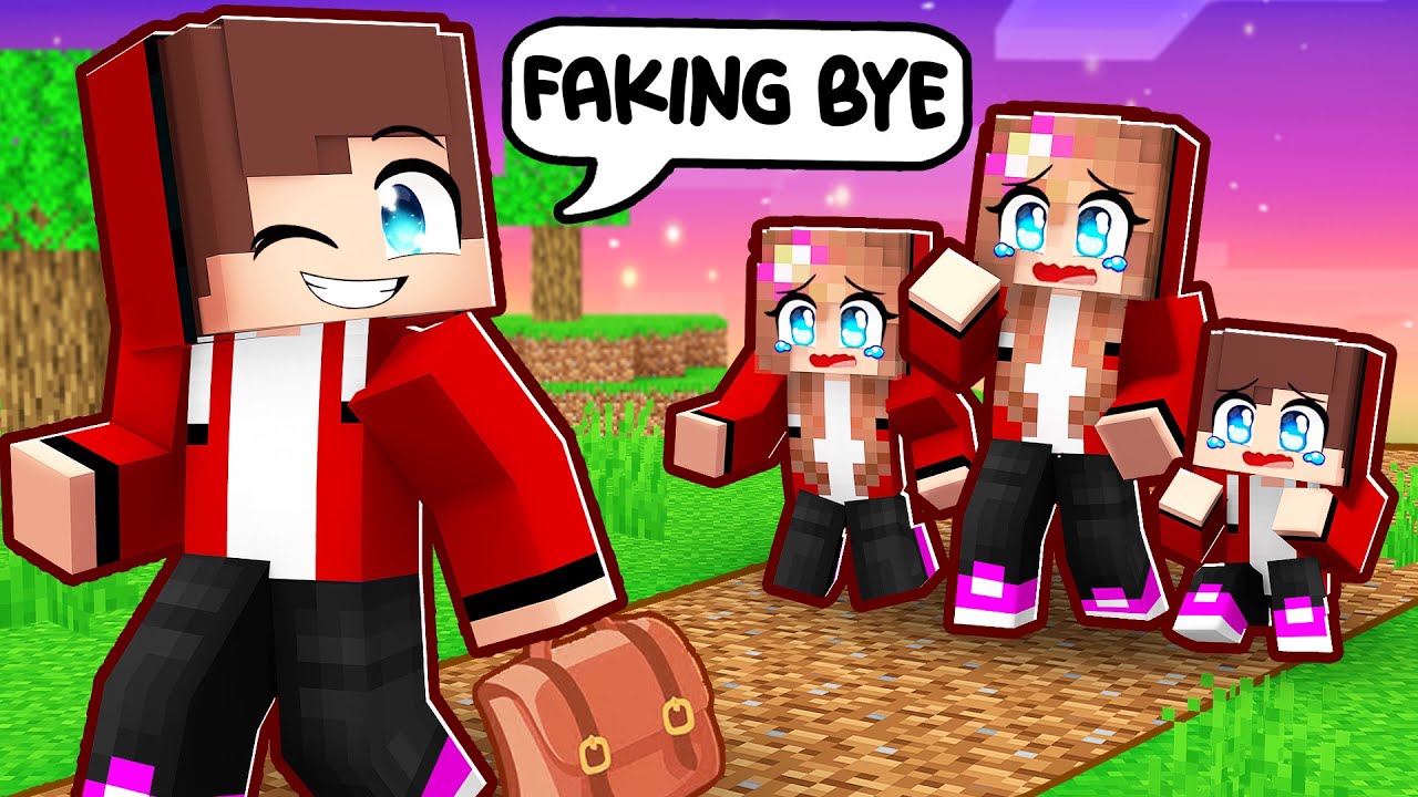 Maizen Faked LEAVES His Family in Minecraft! - Parody Story(JJ and Mikey TV) - Minecraft videos