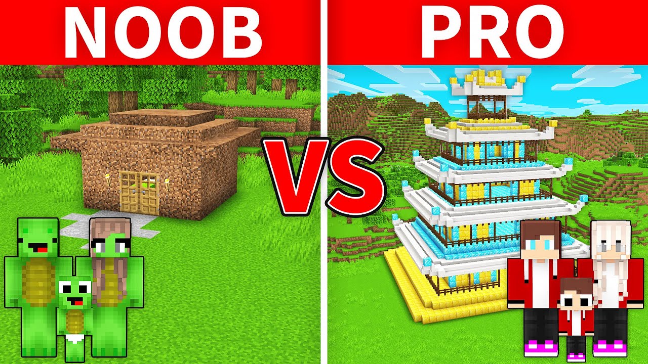 Mikey Family vs JJ Family Build Battle JJ CHEATED in Build Battle Challenge - Minecraft Maizen ...