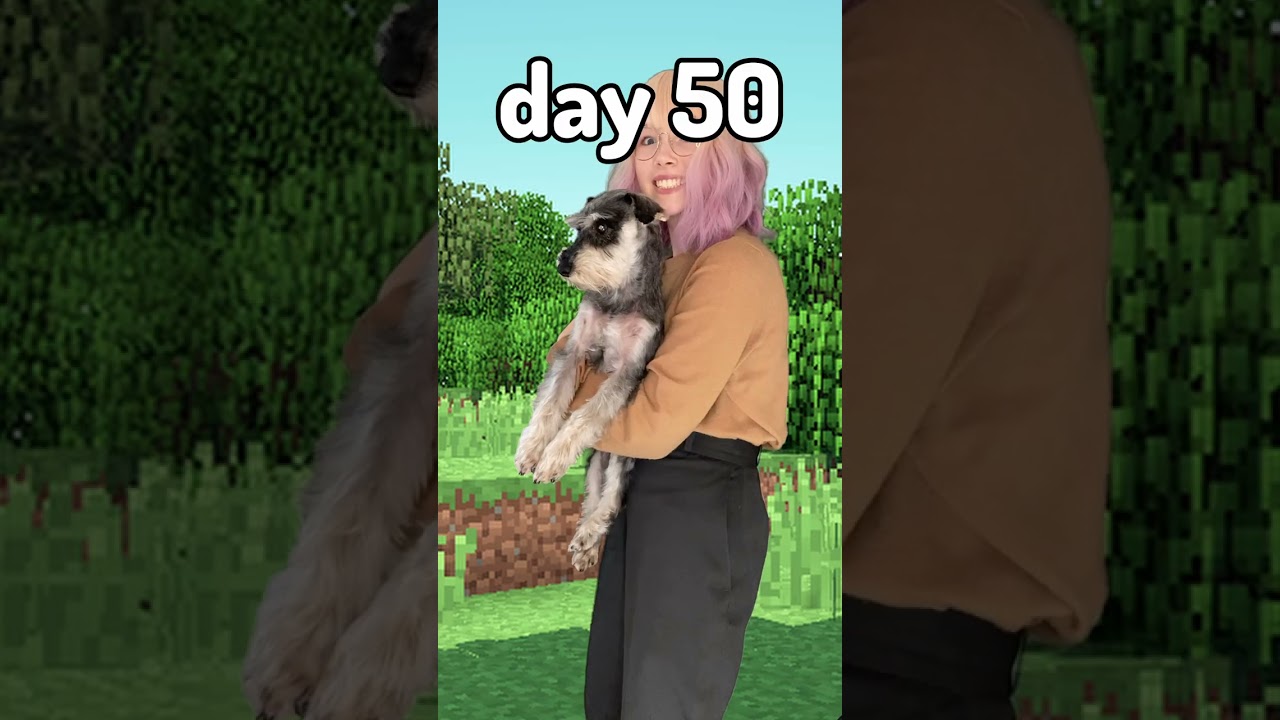 Minecraft 100 days, but its REAL LIFE - Minecraft videos