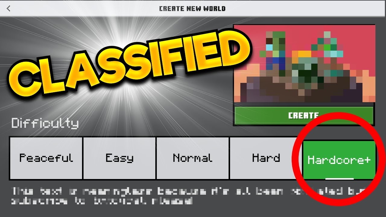 Minecraft 1.21 Leak: New Difficulty/Gamemode Menu - Minecraft videos