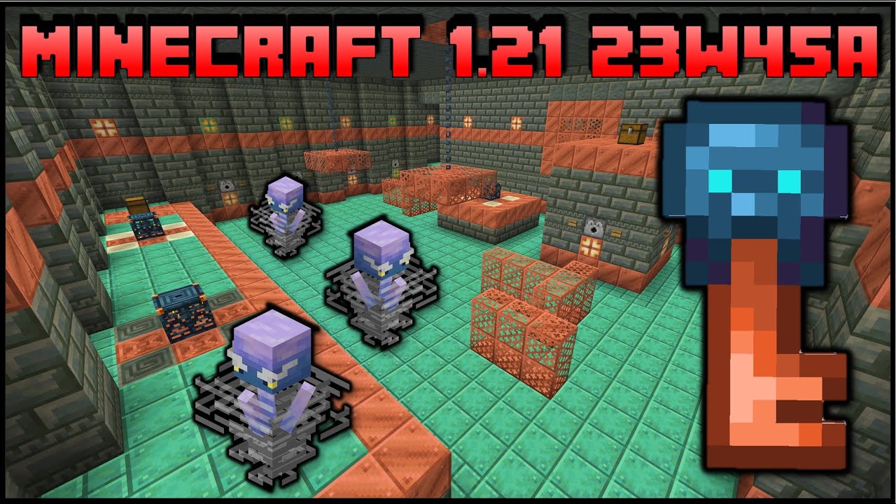Minecraft 1.21 - Snapshot 23w45a - Trial Chambers, Breeze, Trial Key & More! - Minecraft videos