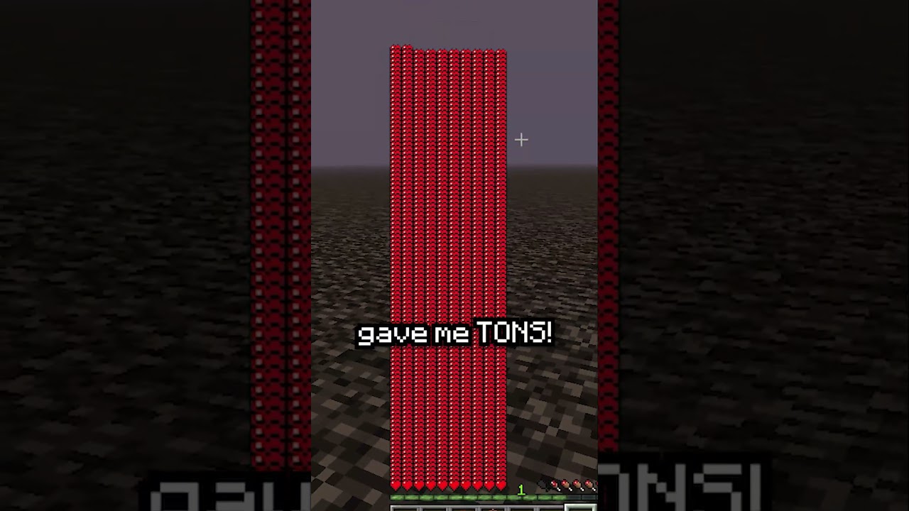 Minecraft, But Damage GAINS Hearts... - Minecraft videos