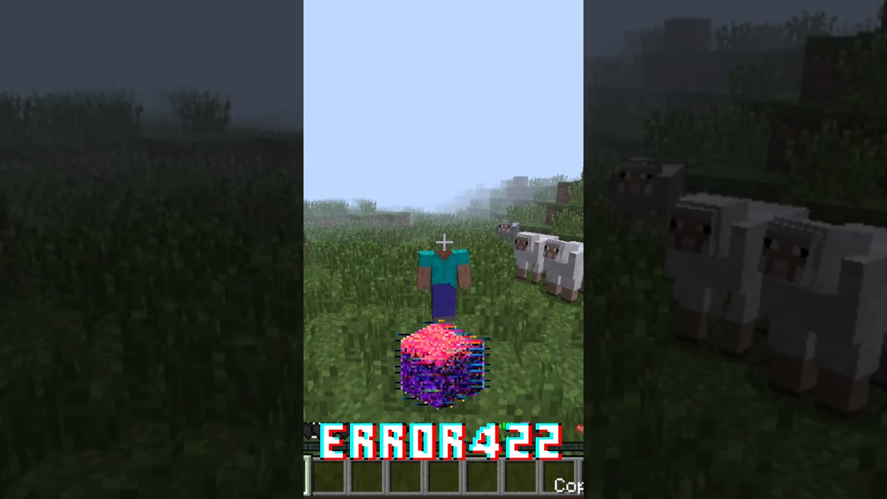 Minecraft But It's ERROR 422 #minecraft #shorts #funny - Minecraft videos