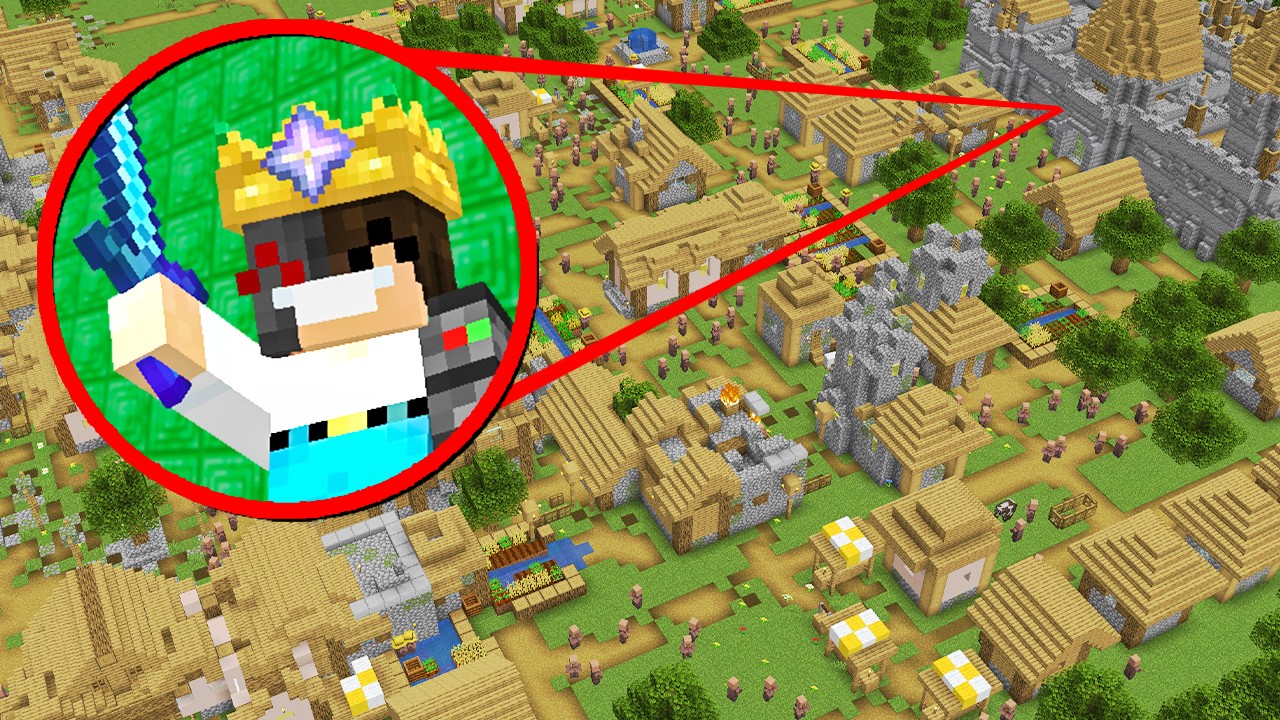 Minecraft, But You Are King of Villagers - Minecraft videos