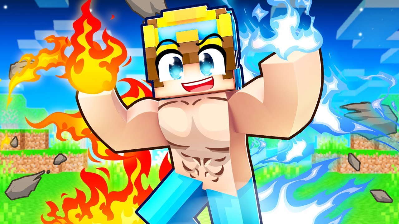 Minecraft But You Have ELEMENTAL POWERS! - Minecraft videos