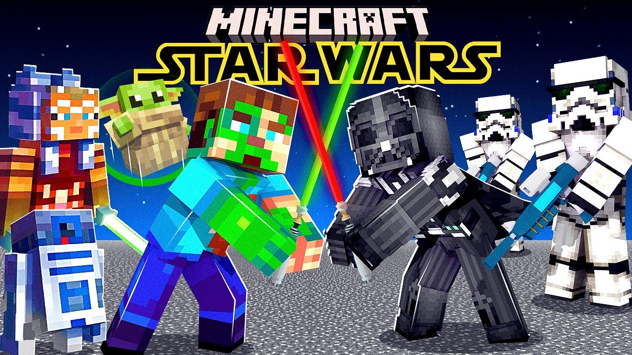 Minecraft: STAR WARS! (Bedrock DLC Mashup Pack!) - Minecraft videos