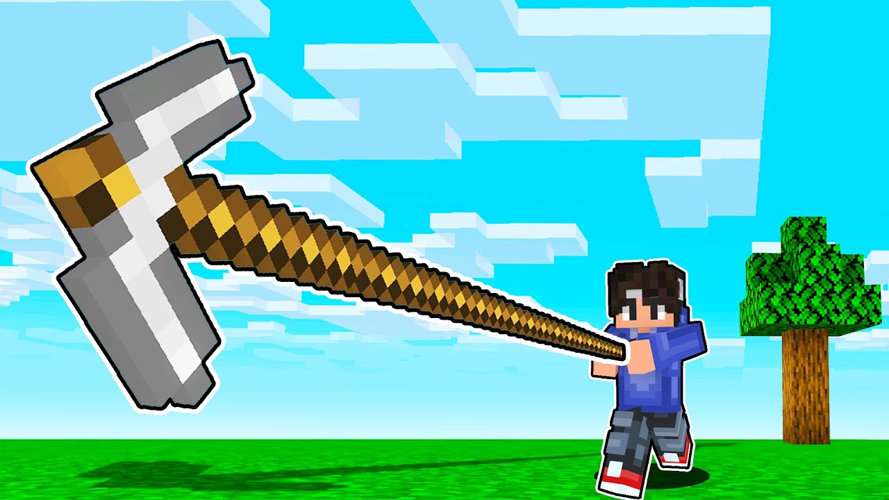 Minecraft but CRAFTS are LOOOOONG! - Minecraft videos