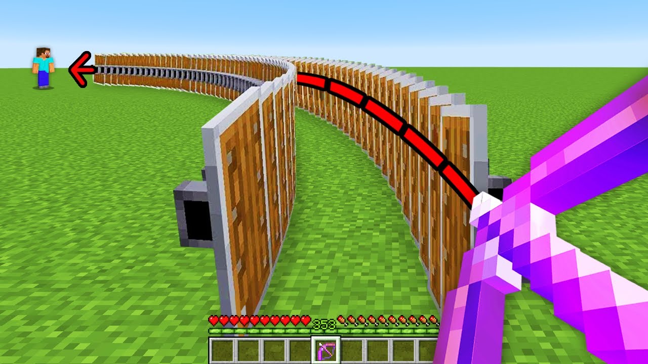 Minecraft but Can I Hit the Target? - Minecraft videos
