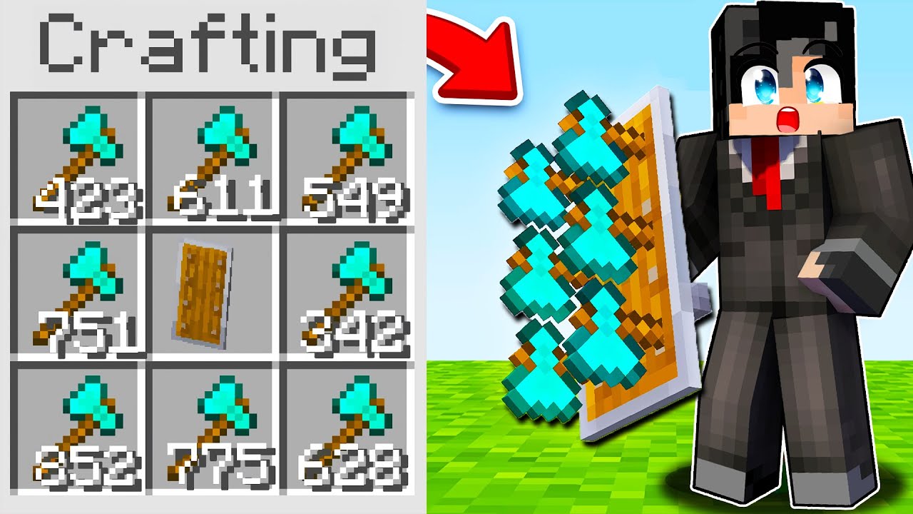 Minecraft, but SHIELDS are STRONG OP! - Minecraft videos