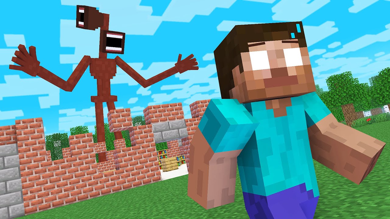 Monster School Siren Head Apocalypse Attack Part 2 Minecraft Animation Minecraft Videos