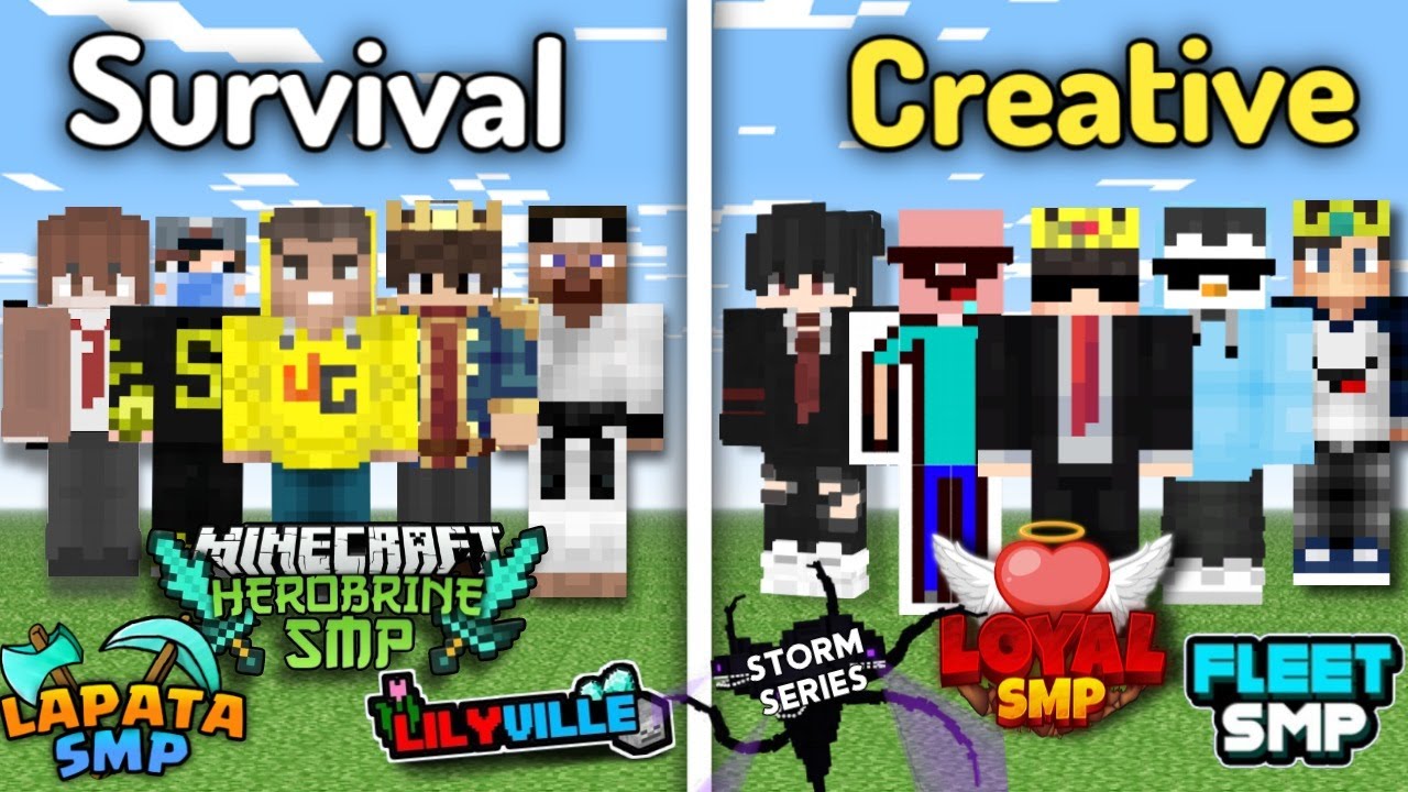 Survival SMP VS Creative SMP in Indian Minecraft community - Minecraft ...