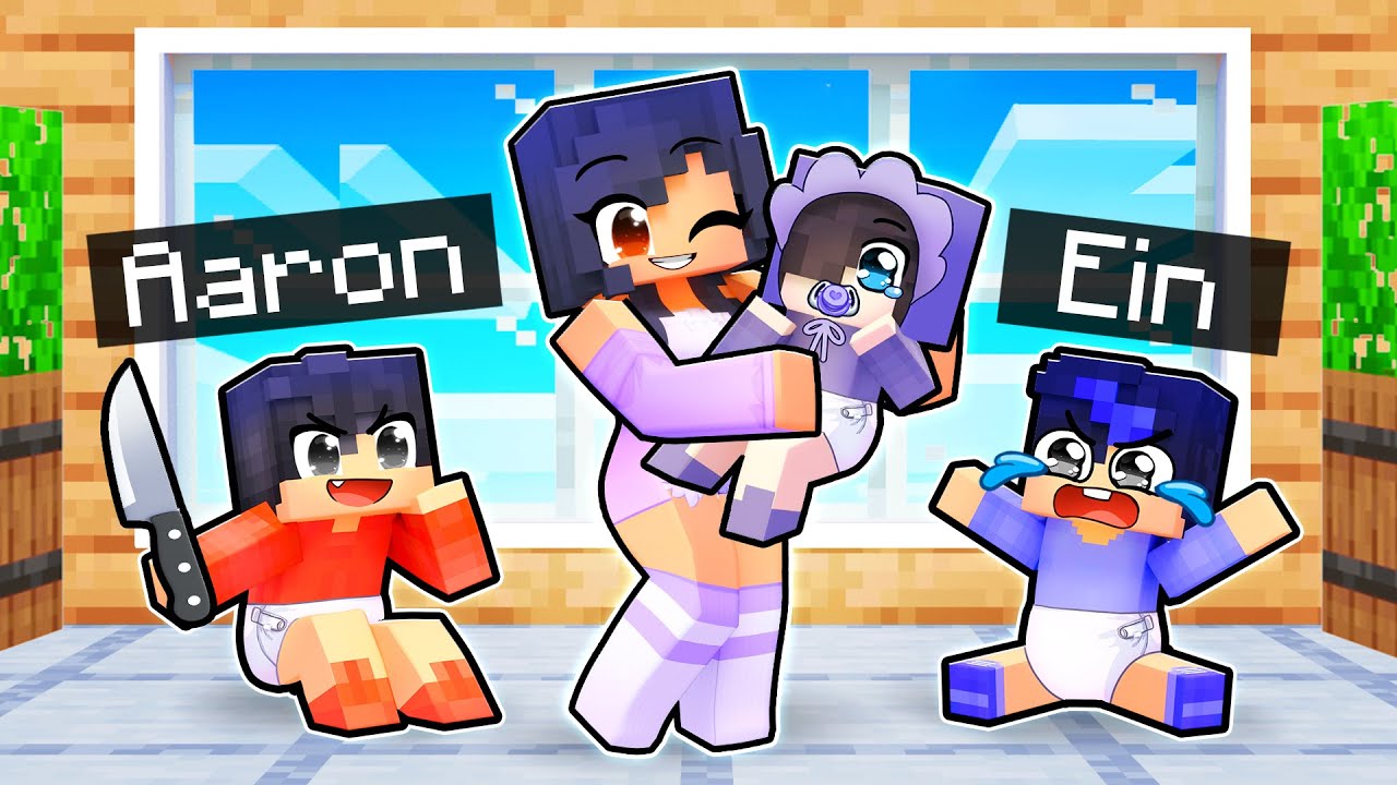 Turning my FRIEND into a BABY in Minecraft! - Minecraft videos