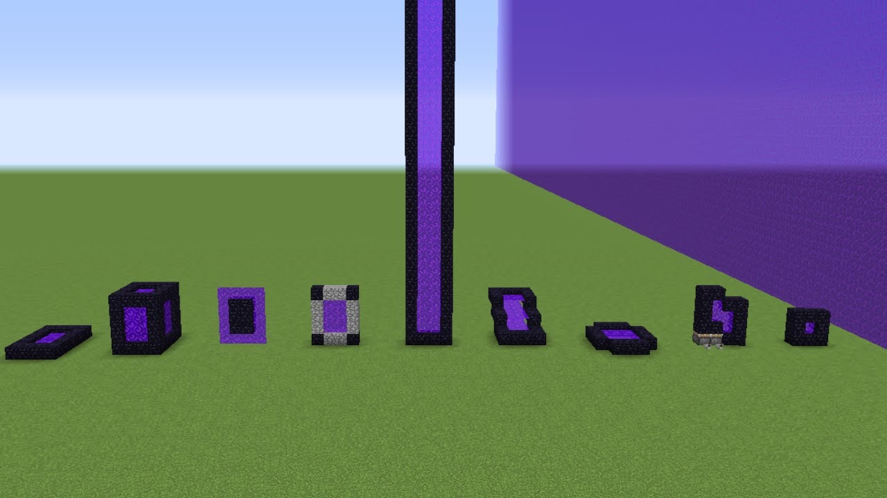 cursed nether portals in minecraft - Minecraft videos