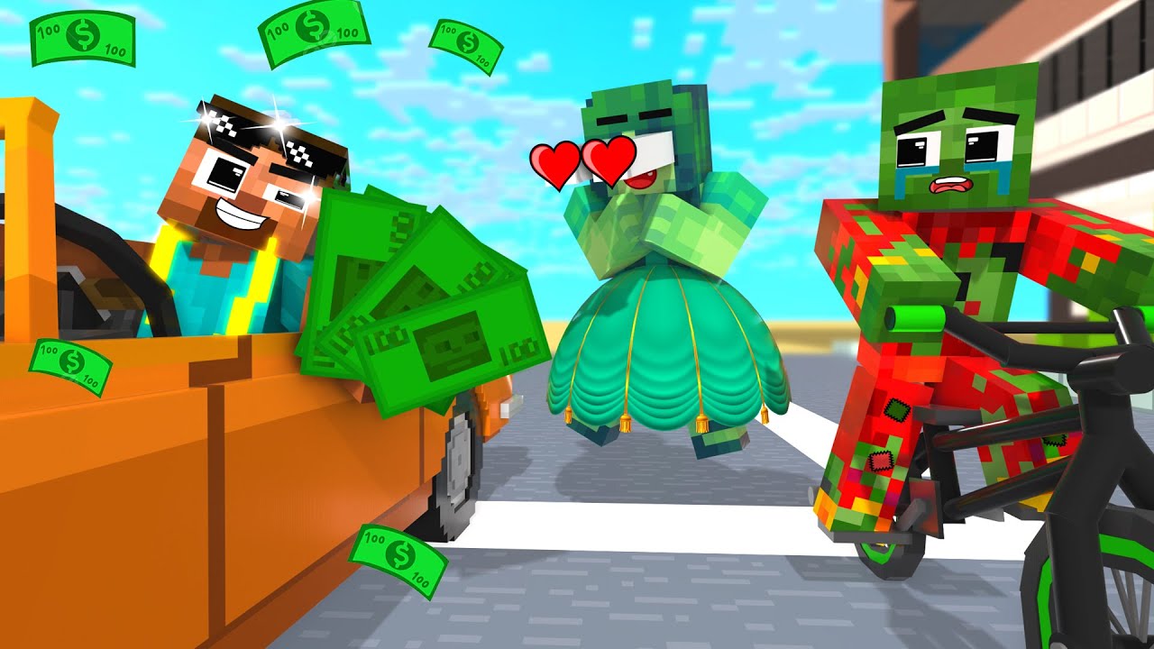Monster School : Zombie x Squid Game Doll Rich and Poor Friend ...