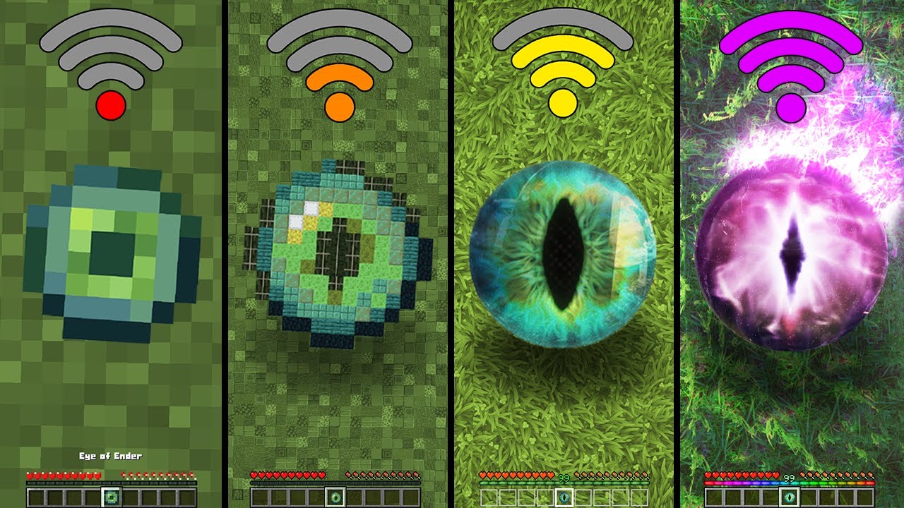 physics with different Wi-Fi in Minecraft be like - Minecraft videos