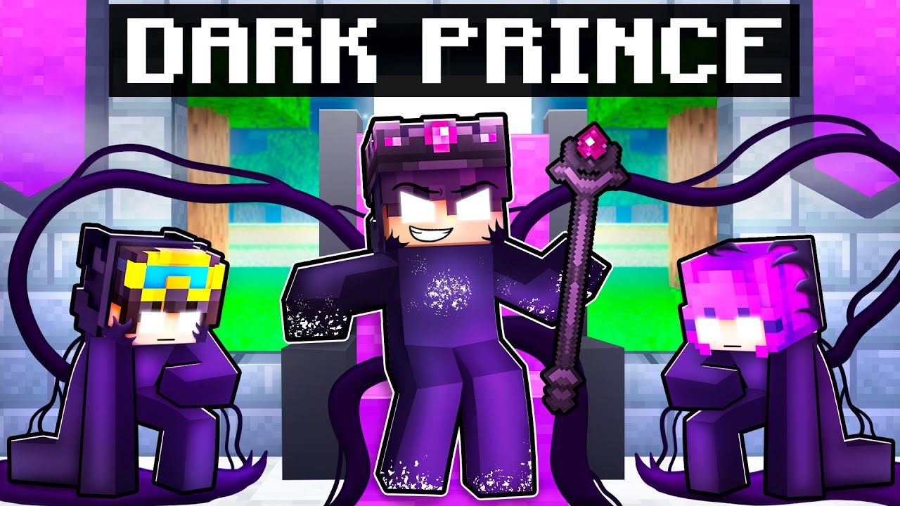 Becoming a DARK PRINCE in Minecraft! - Minecraft videos