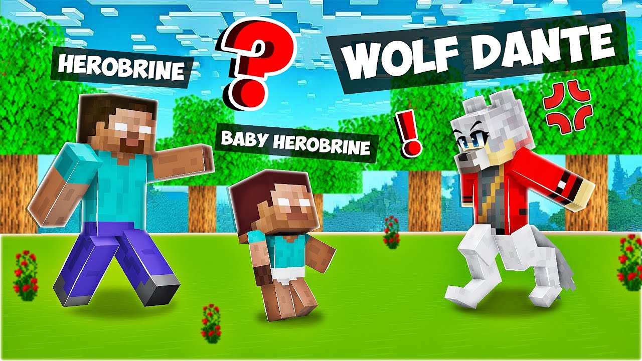 Dante Became a Wolf in Minecraft, Can Herobrine Save him ? - Minecraft ...