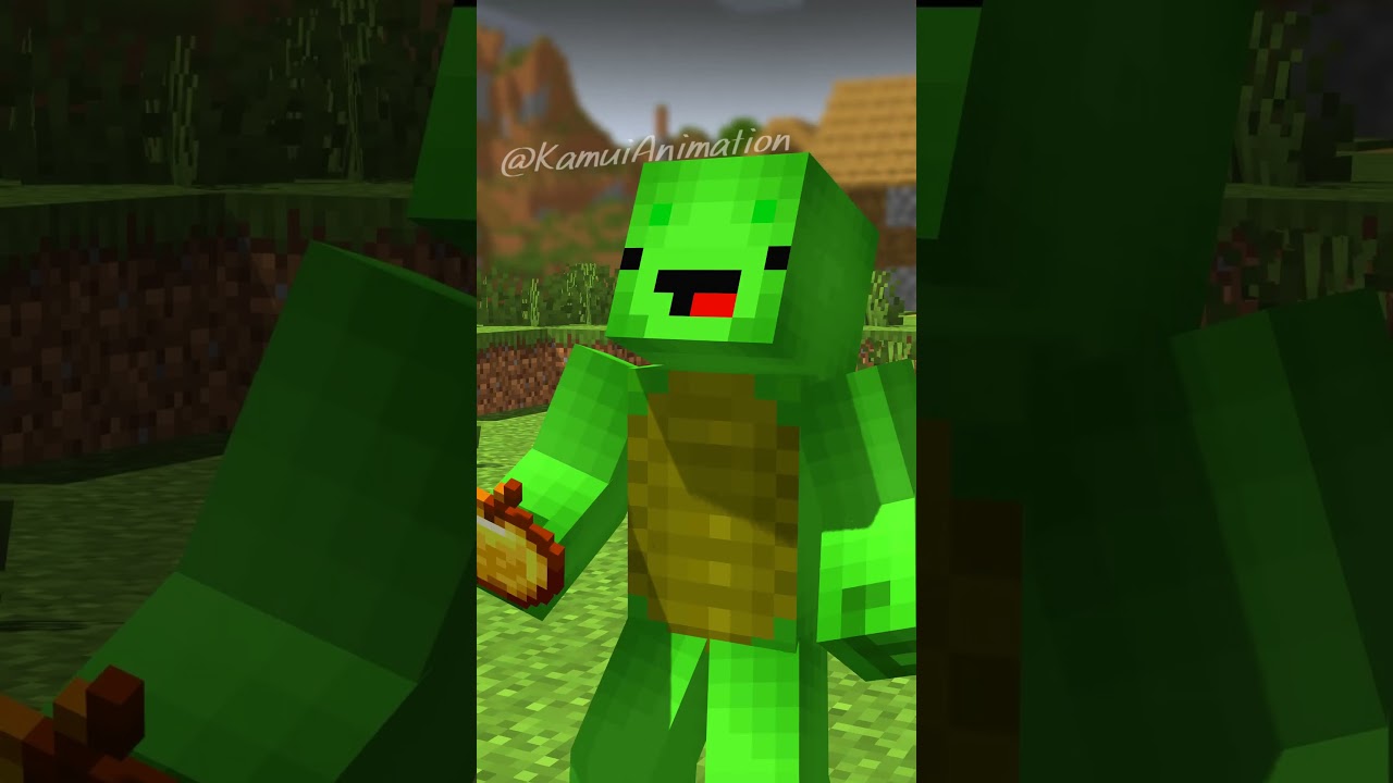 HELP Golden Mikey Meteorite Impact - Minecraft Animation #shorts # ...