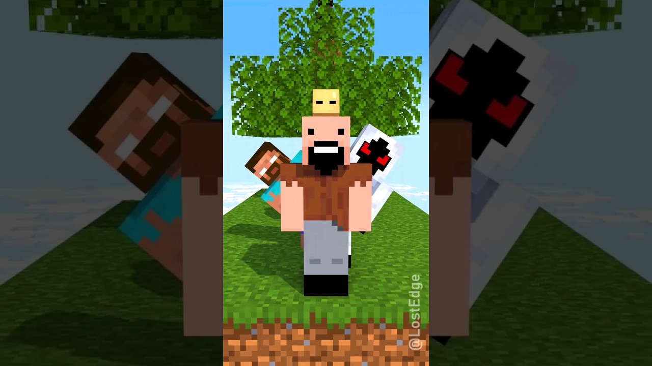 HELP Herobrine Parkour (Bones - Imagine Dragons) #herobrine #bones # ...