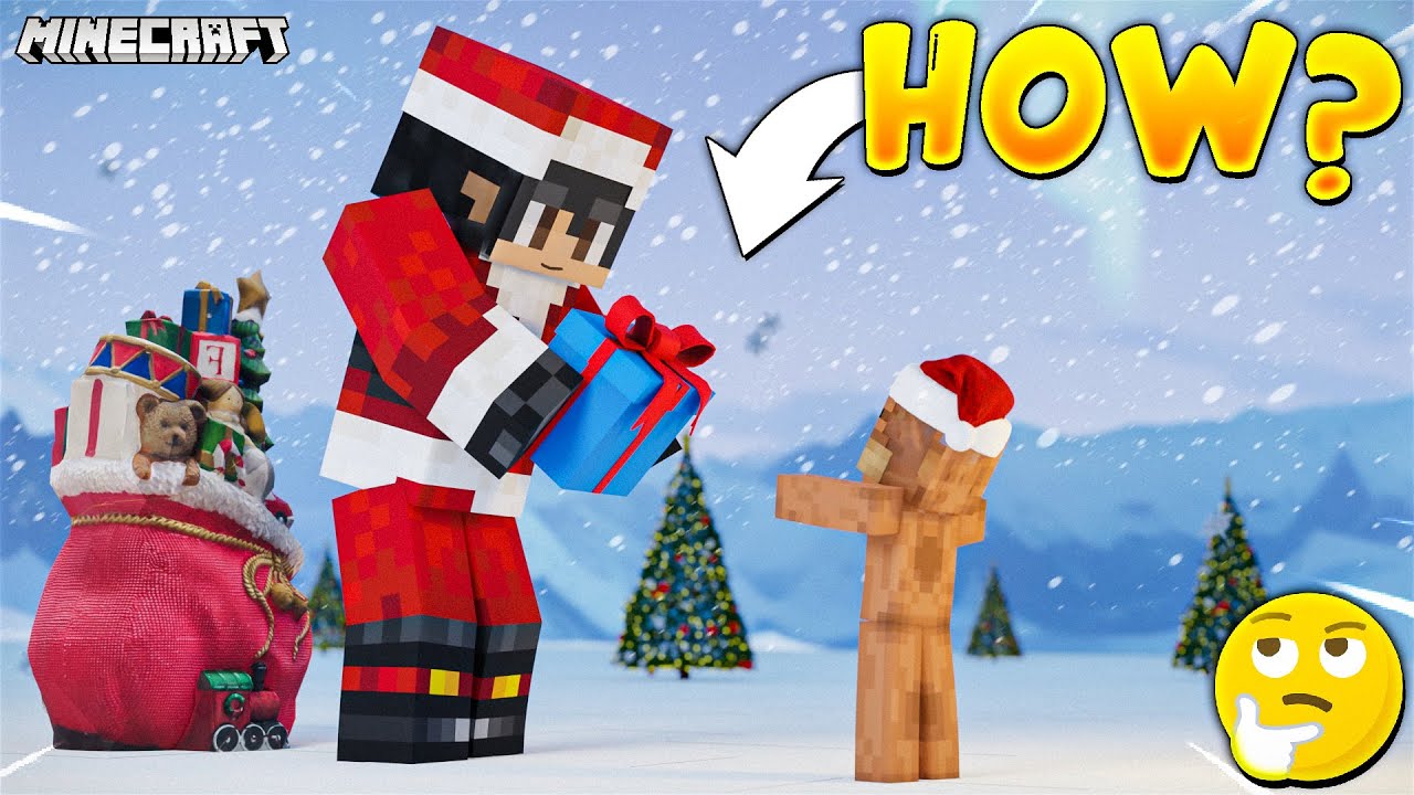 How I Became a Santa in Minecraft - Minecraft videos