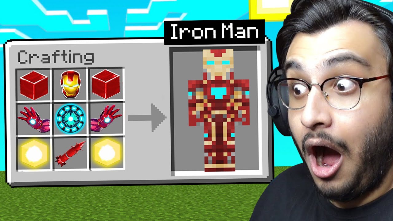I BECAME IRON MAN IN MINECRAFT | RAWKNEE - Minecraft videos