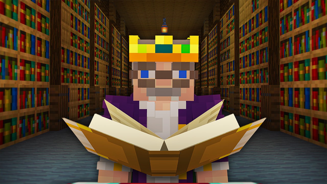 I Built a Library for Every Enchantment in Minecraft - Minecraft videos