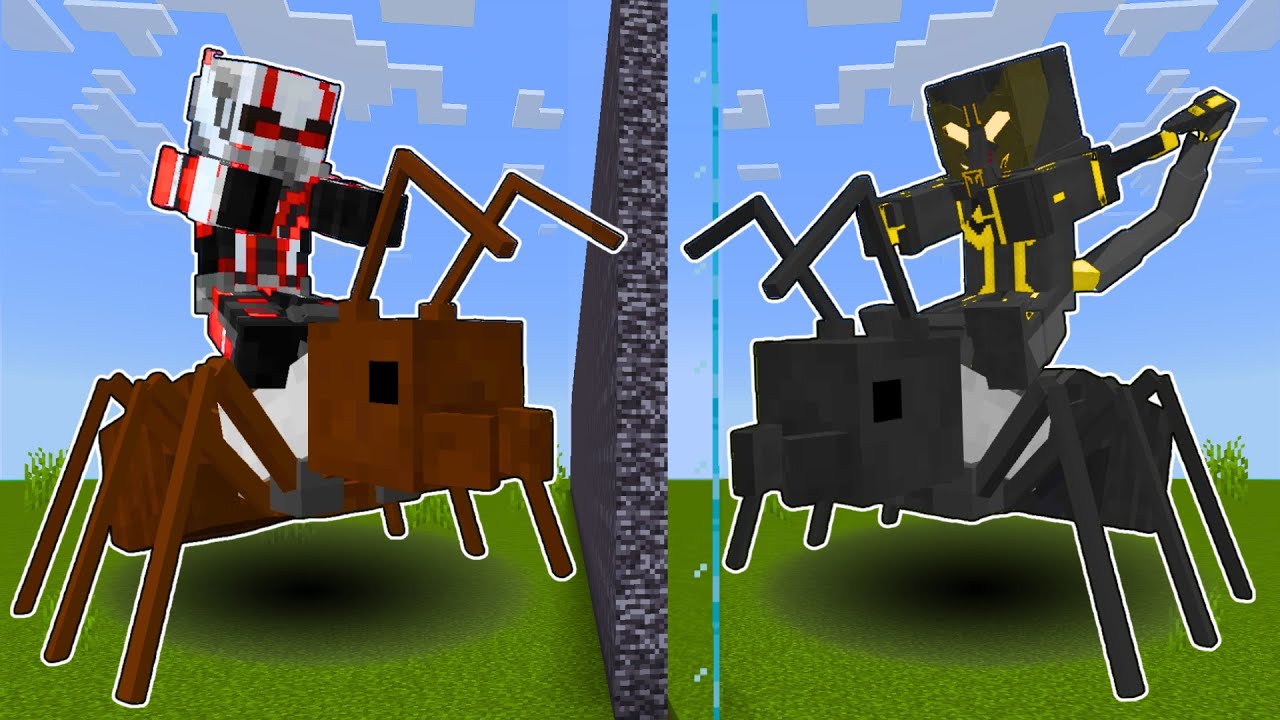 I Cheated in a ANT MAN Mob Battle || Minecraft PE - Minecraft videos