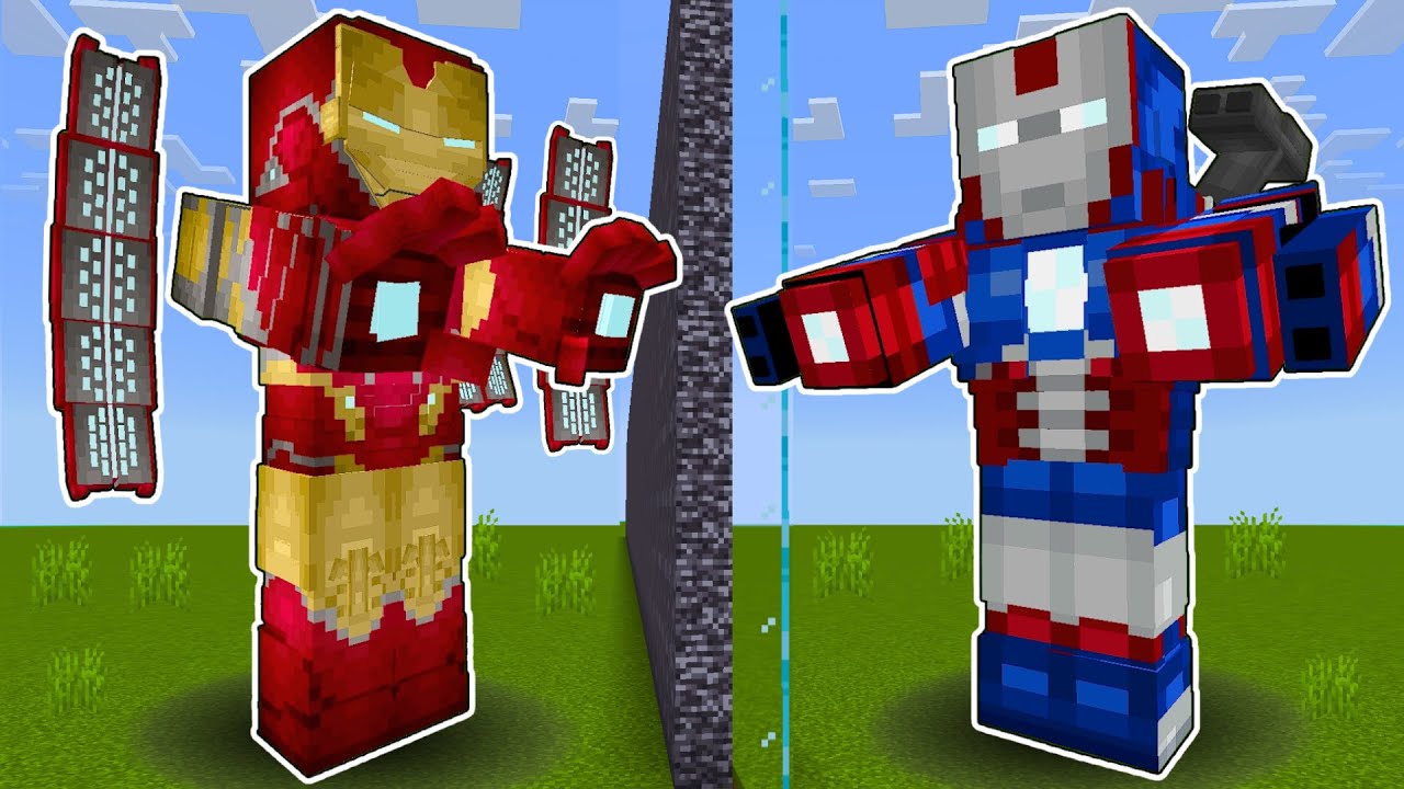 I Cheated in a SUPER IRON MAN Mob Battle || Minecraft PE - Minecraft videos