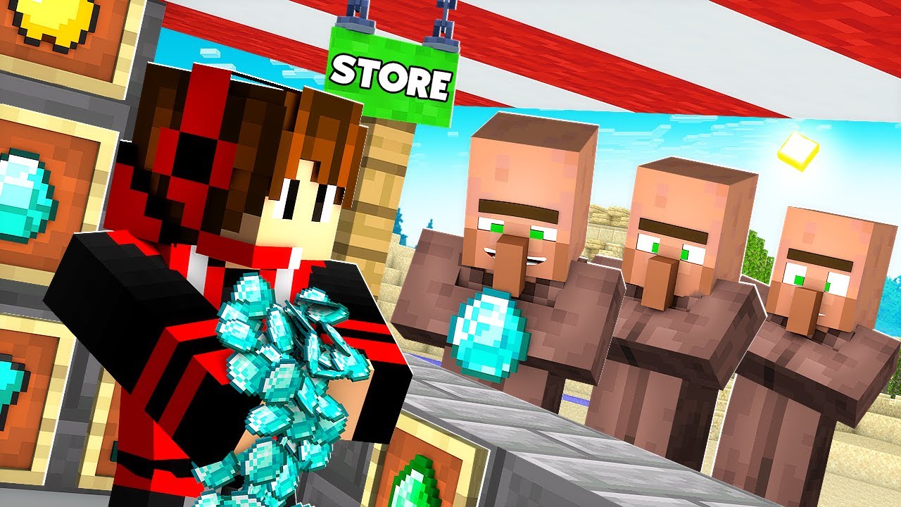 I OPENED a STORE in Minecraft... - Minecraft videos
