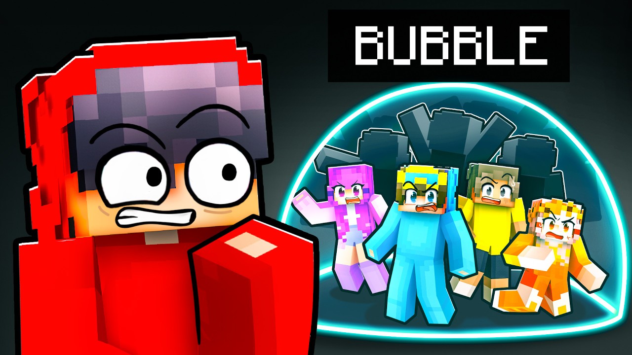 I Trapped 10 Strangers in a Bubble - Minecraft videos