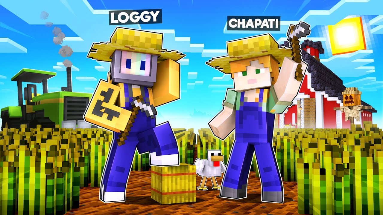 LOGGY BECAME FARMER TO STOP MAFIA (PART 14) - Minecraft videos