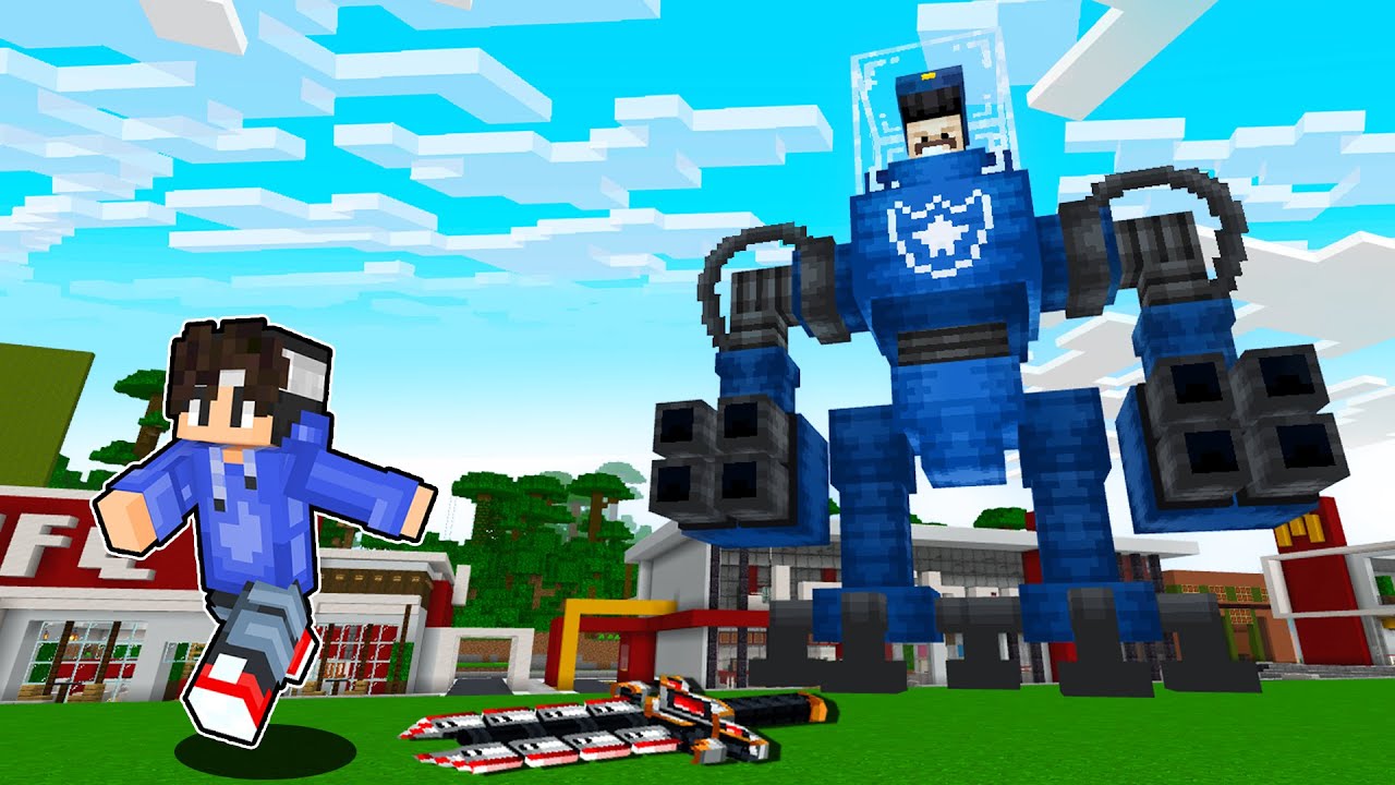 MECHA Fart Man BARRY in Minecraft - Minecraft videos