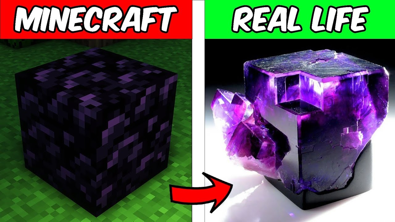 Minecraft Blocks In REAL LIFE! - Minecraft videos