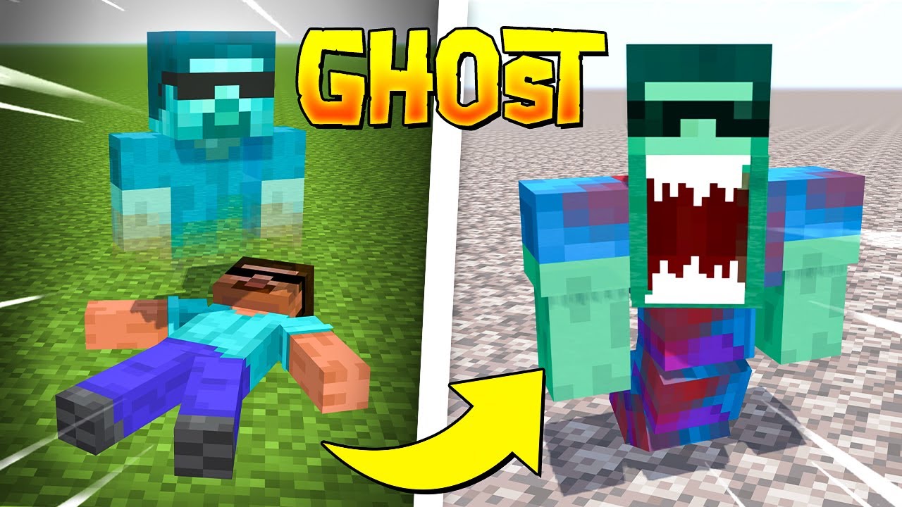 Minecraft But I Can Become a GHOST! - Minecraft videos