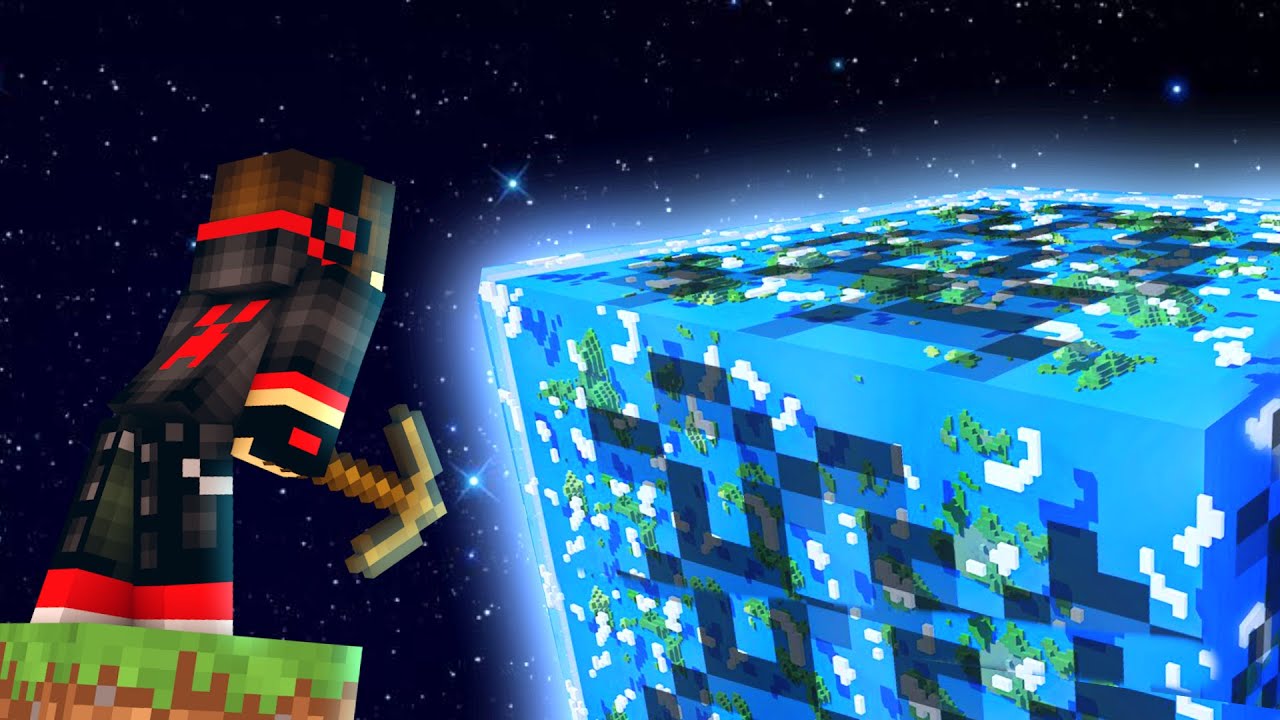 Minecraft, But You Can Mine The Entire World - Minecraft videos