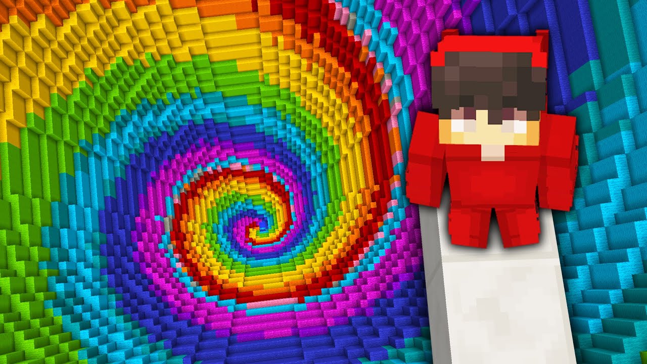 Minecraft: EXTREME RAINBOW DROPPER! (Custom Map) - Minecraft videos