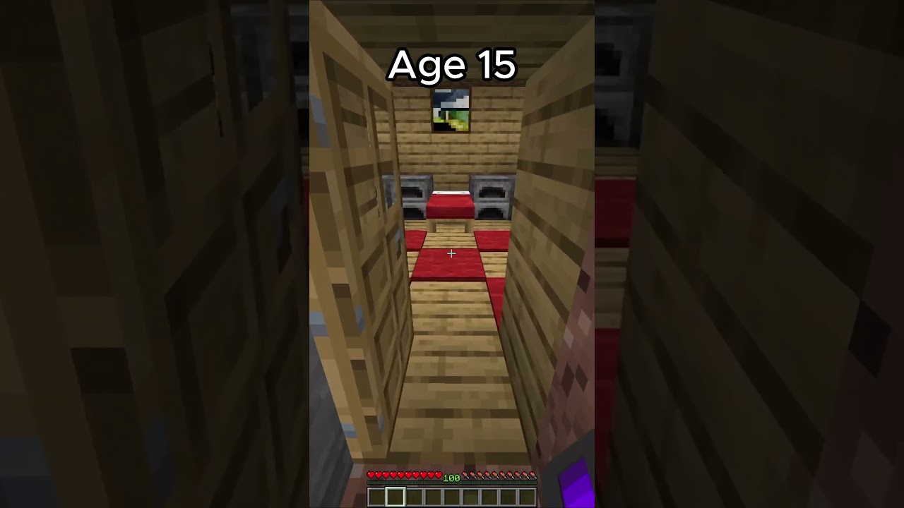 Minecraft: Secret Bases At Diffrent Ages (Worlds Smallest Violin ... Minecraft: Secret Bases At Diffrent Ages (Worlds Smallest Violin ...