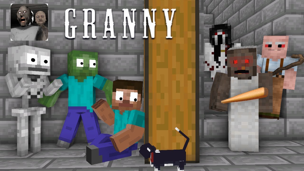 Monster School : All Granny Challenge - Minecraft Animation - Minecraft videos