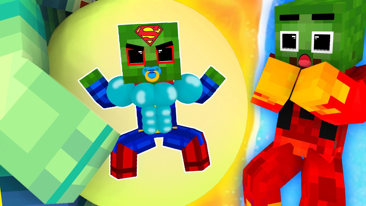 Monster School : Baby Zombie x Squid Game Doll Become SuperMan ...