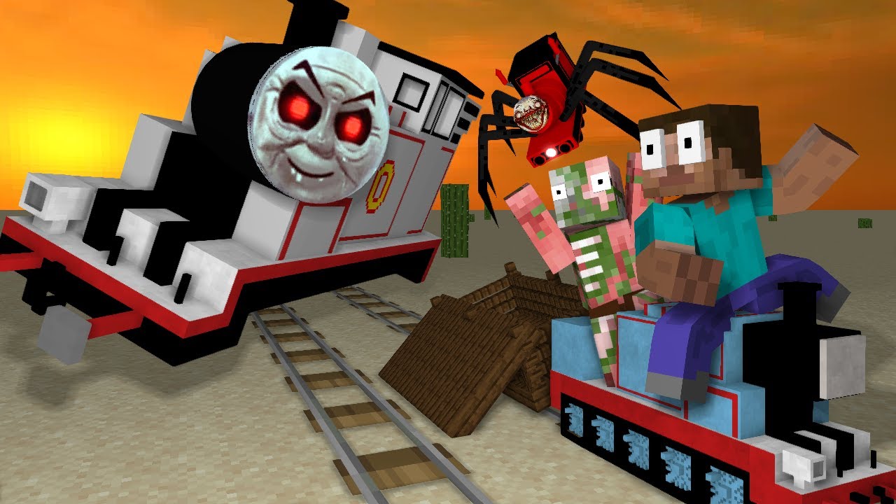 Monster School : TIMOTHY GHOST AND CHOO CHOO CHARLES ATTACK - Minecraft ...