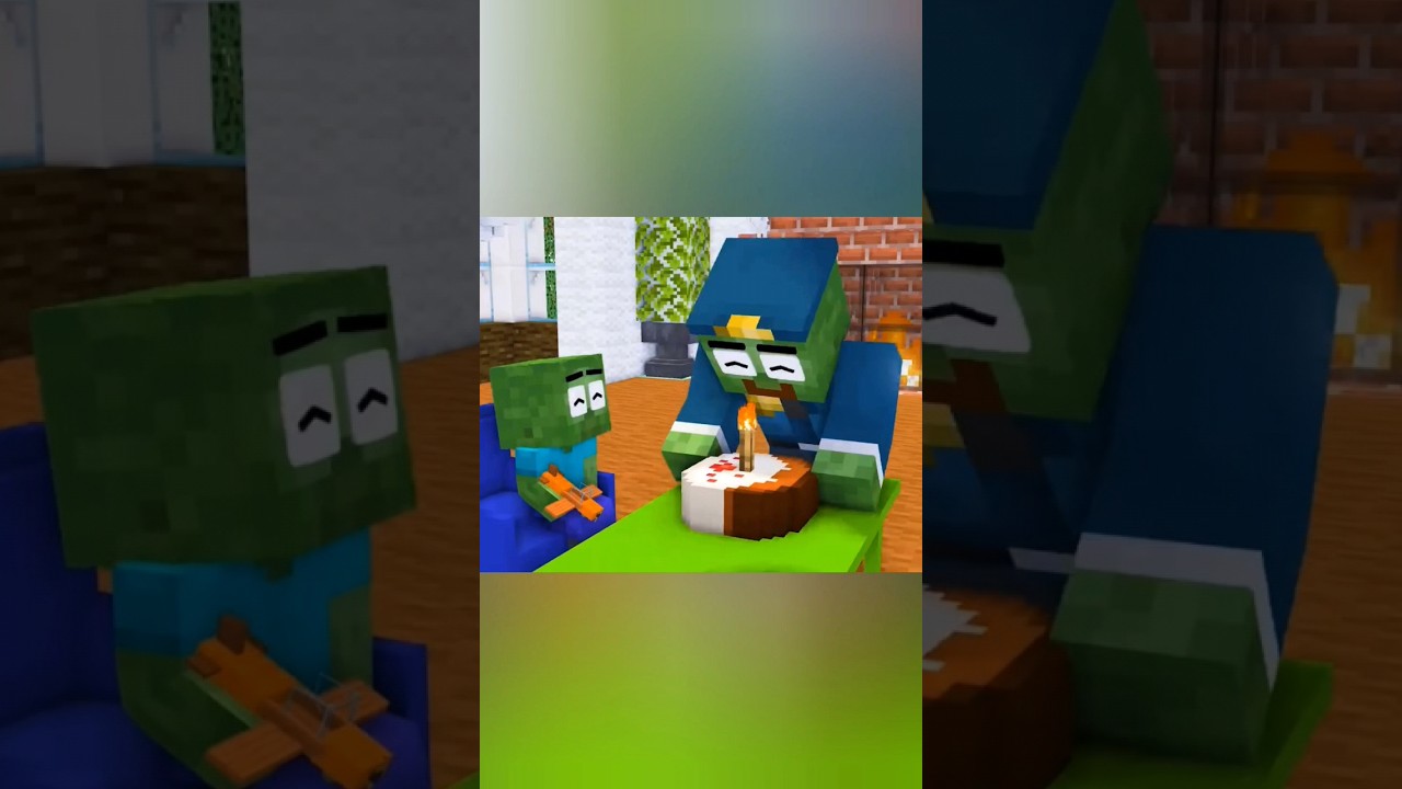 Monster School.Zombie Father Doing Police Duties Honestly Minecraft ...