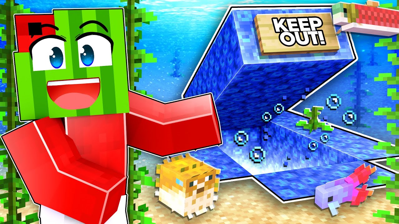 Most SECURE Underwater Base In Minecraft! - Minecraft videos